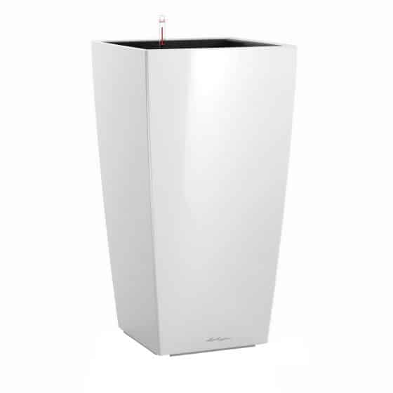Buy LECHUZA CUBICO square tall poly resin self-watering planter in the UK